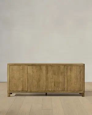 Quince Rustic Oak Sideboard - Light Brown