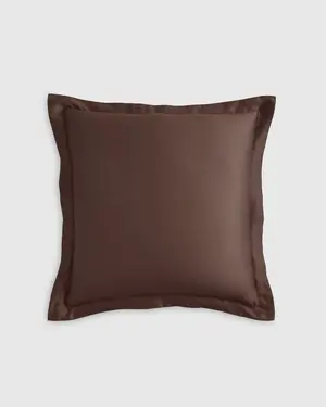 Quince Signature Giza Cotton Sateen Sham - Espresso
