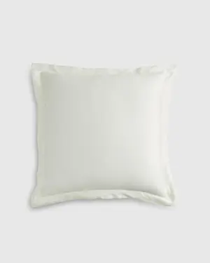 Quince Signature Giza Cotton Sateen Sham - Ivory