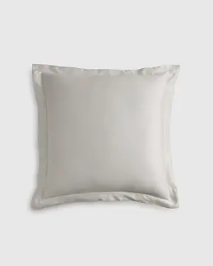 Quince Signature Giza Cotton Sateen Sham - Light Grey