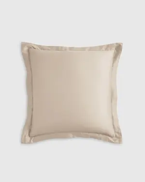 Quince Signature Giza Cotton Sateen Sham - Sand