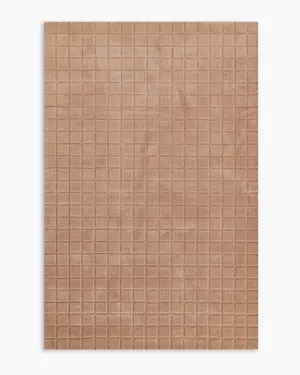 Quince Lennox Hand-loomed Wool Rug - Blush