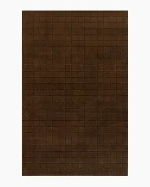 Quince Lennox Hand-loomed Wool Rug Brown