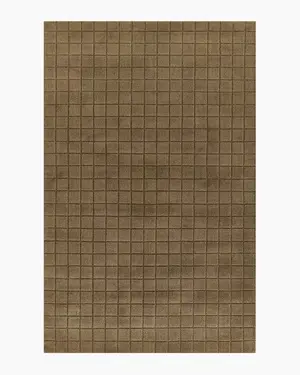 Quince Lennox Hand-loomed Wool Rug - Dark Fawn