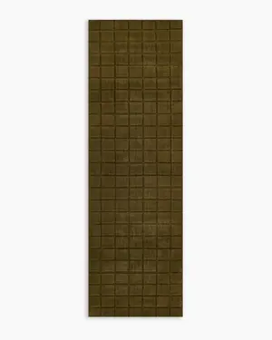 Quince Lennox Hand-loomed Wool Rug Green
