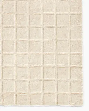 Quince Lennox Hand-loomed Wool Rug - Ivory
