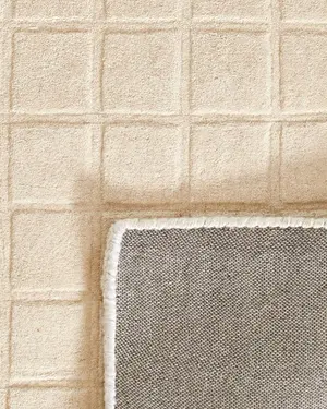 Quince Lennox Hand-loomed Wool Rug - Ivory