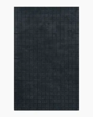 Quince Lennox Hand-loomed Wool Rug Navy