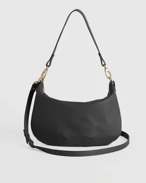 Quince Sloane Shoulder Bag - Black
