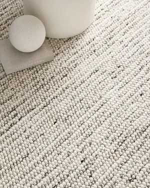 Quince Tribeca Handwoven Wool Rug - Ivory