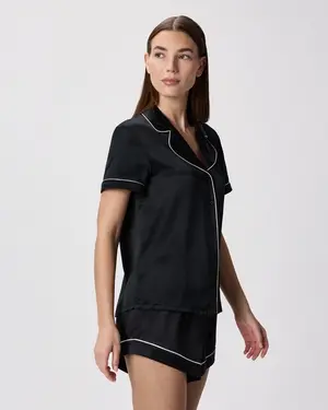 Quince Satin Pajama Shorts