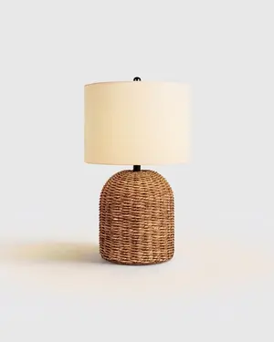 Quince Arched Seagrass Table Lamp