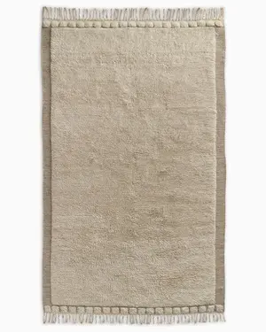 Quince Saje Wool Shag Rug - Neutral