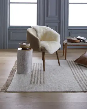 Quince Otto Hand-knotted Cotton Wool Rug - Ivory/neutral