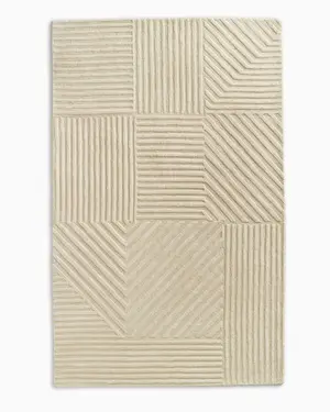 Quince Flint Wool Textured Rug