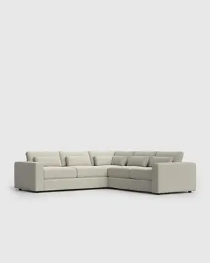 Quince Ashford Deep Seat L Sectional - Fog