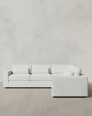 Quince Ashford Deep Seat L Sectional - Snow
