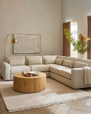 Quince Ashford Deep Seat L Sectional - Slate