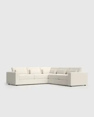 Quince Ashford Deep Seat L Sectional - Slate
