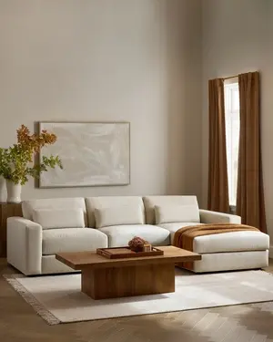 Quince Ashford Deep Seat Chaise Sectional - Ink