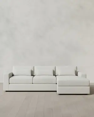 Quince Ashford Deep Seat Chaise Sectional Sorrell