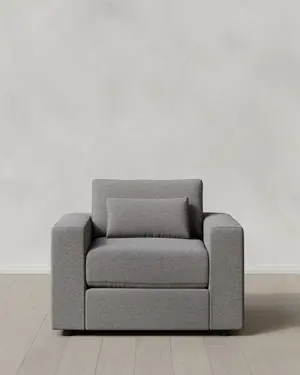 Quince Ashford Deep Seat Chair And A Half In Performance Basketweave - Ash