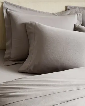 Quince Luxury Organic Flannel Sham Set