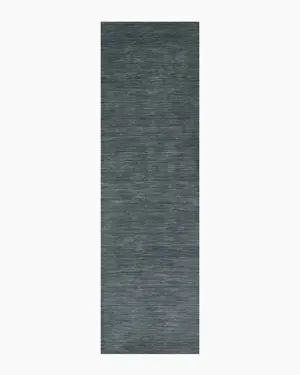 Quince Wells Hand-loomed Wool Rug Blue