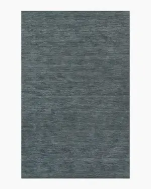 Quince Wells Hand-loomed Wool Rug - Blue