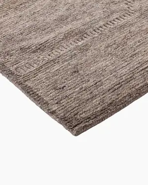 Quince Wynona Hand-knotted Wool Rug - Grey