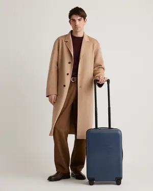 Quince Expandable Carry-on And Large Check-in Suitcase Set - Navy