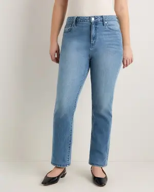 Women's Curvy Straight Leg Jeans