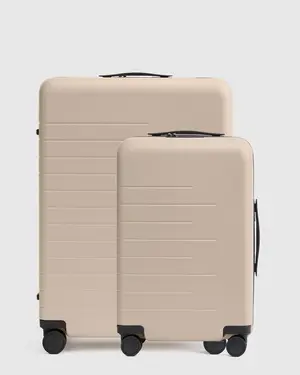 Quince Expandable Carry-on And Large Check-in Suitcase Set - Tan