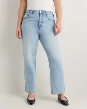 Quince Black Wash Jeans For Women