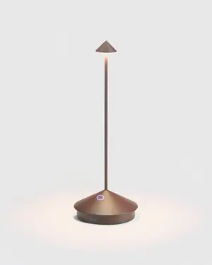 Quince Zafferano America Pina Pro Rechargeable Table Lamp Zafferano - Rust