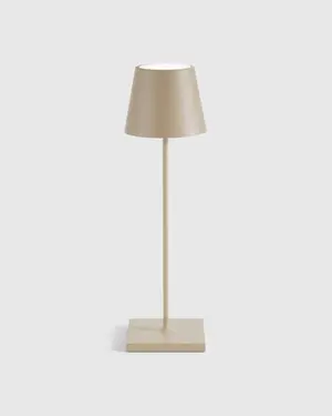Quince Zafferano America Poldina Pro Rechargeable Table Lamp Zafferano - Sand