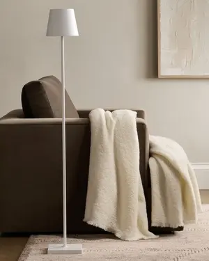 Quince Zafferano America Poldina Pro Rechargeable Floor Lamp Zafferano - White