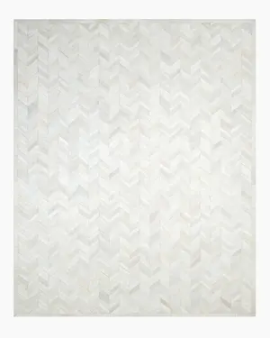 Quince Jones Hide Rug - Ivory