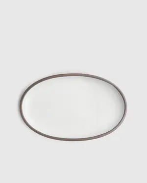 Quince Oval Serving Platter East Fork - Eggshell