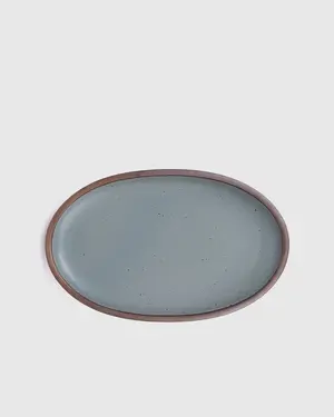 Quince Oval Serving Platter East Fork - Heron