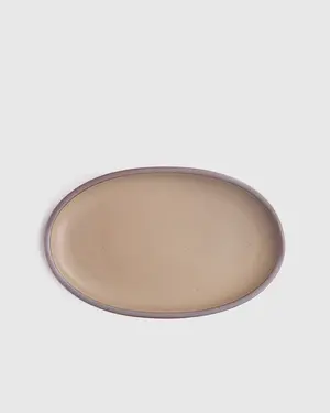Quince Oval Serving Platter East Fork - Morel