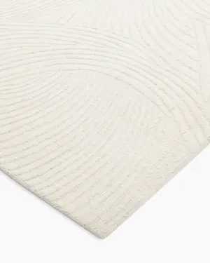 Quince Windsor Hand-loomed Wool Rug - Ivory