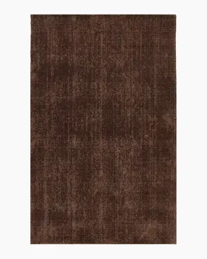 Quince Drew Hand-loomed Jute Rug - Chocolate