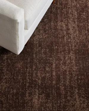Quince Drew Hand-loomed Jute Rug - Chocolate