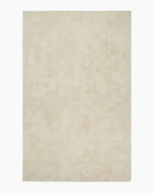 Quince Drew Hand-loomed Jute Rug Ivory