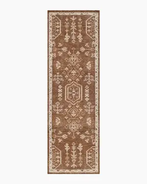 Quince Fara Hand-knotted Wool Rug Brown