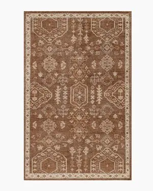 Quince Fara Hand-knotted Wool Rug - Brown