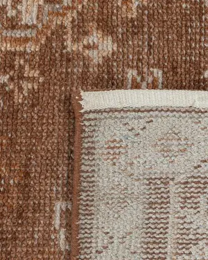 Quince Fara Hand-knotted Wool Rug - Brown
