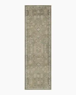 Quince Fara Hand-knotted Wool Rug Green