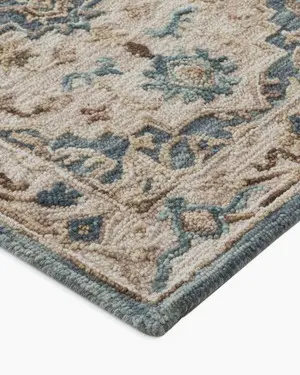 Quince Brenner Wool Rug - Blue